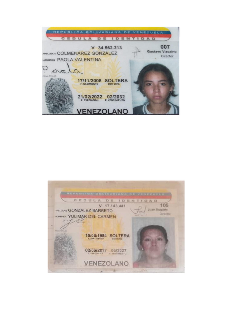 Cedula Nueva PDF | PDF