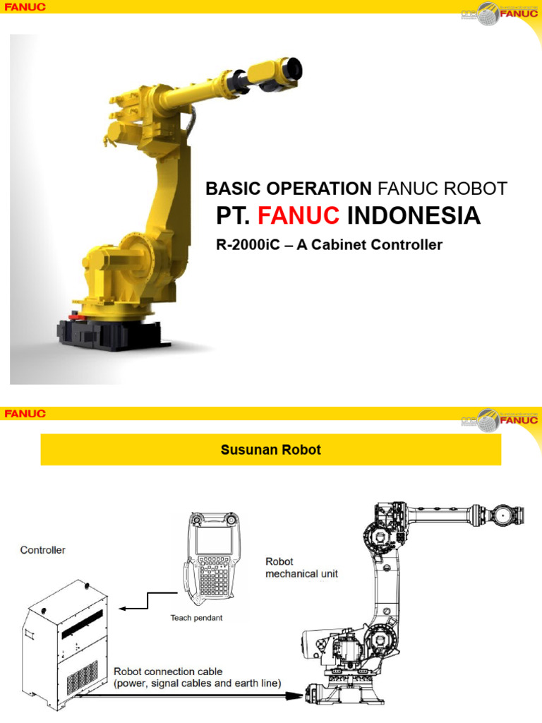 Basic Robot Training R-2000iC - A Cabinet | PDF