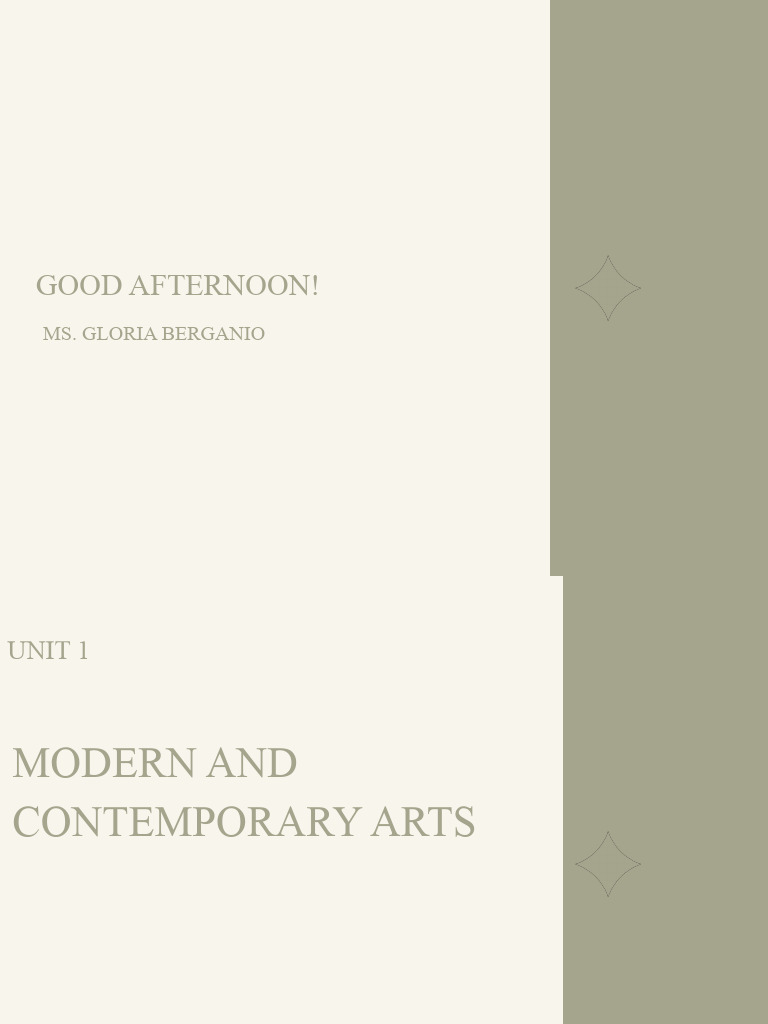 Unit 1 Lesson 1 Impressionism Ans Post Impressionism Pdf