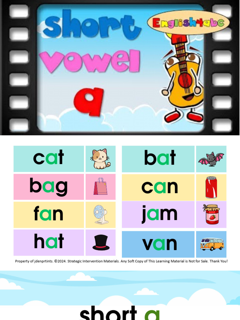 Short a Lesson | PDF