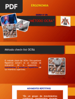 6-Método Ocra Checklist Ejemplo de Aplicación Corregido VT | PDF ...