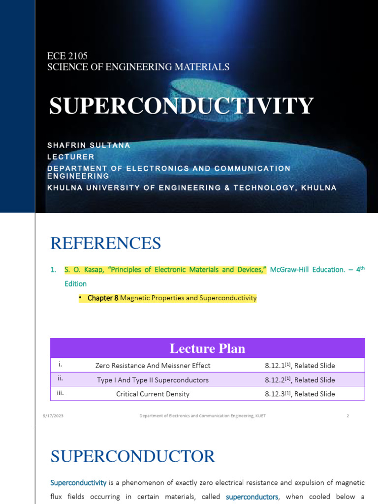 Superconductivity | Download Free PDF | Superconductivity | Physical Sciences