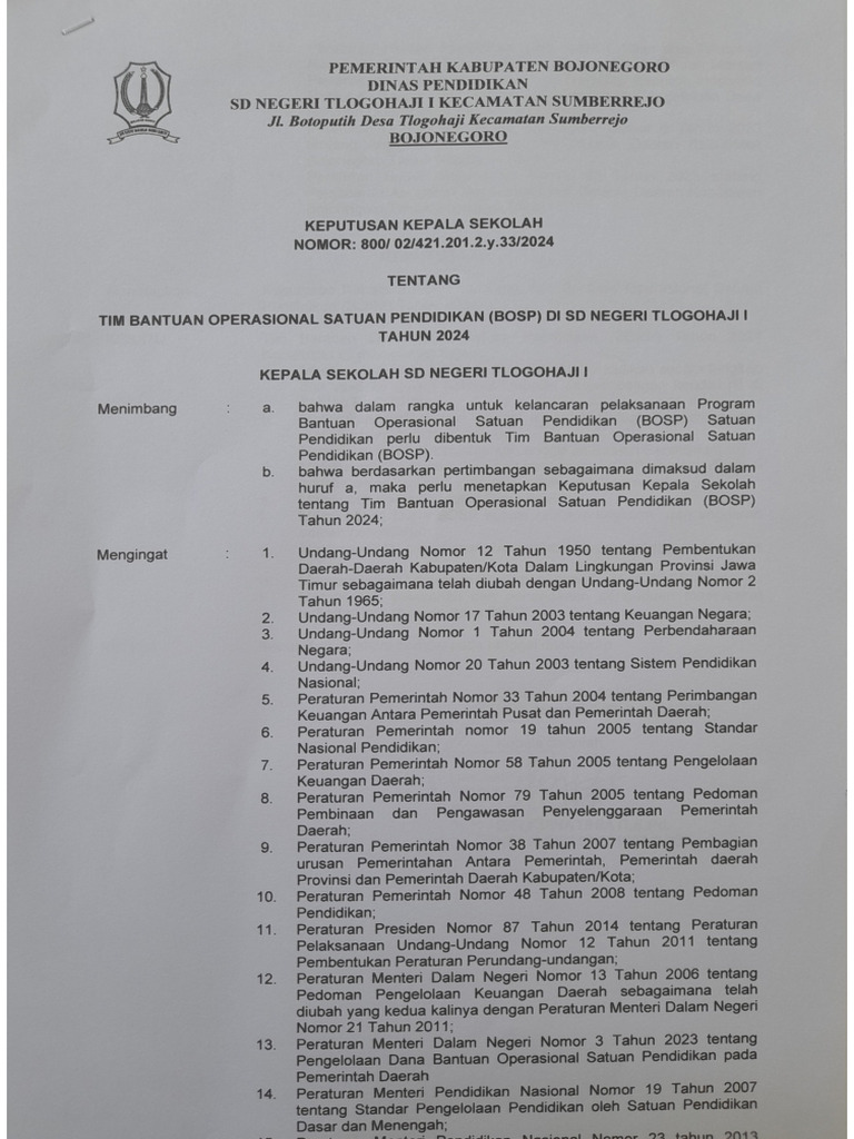 Sca PDF - SK Tim Bos | PDF