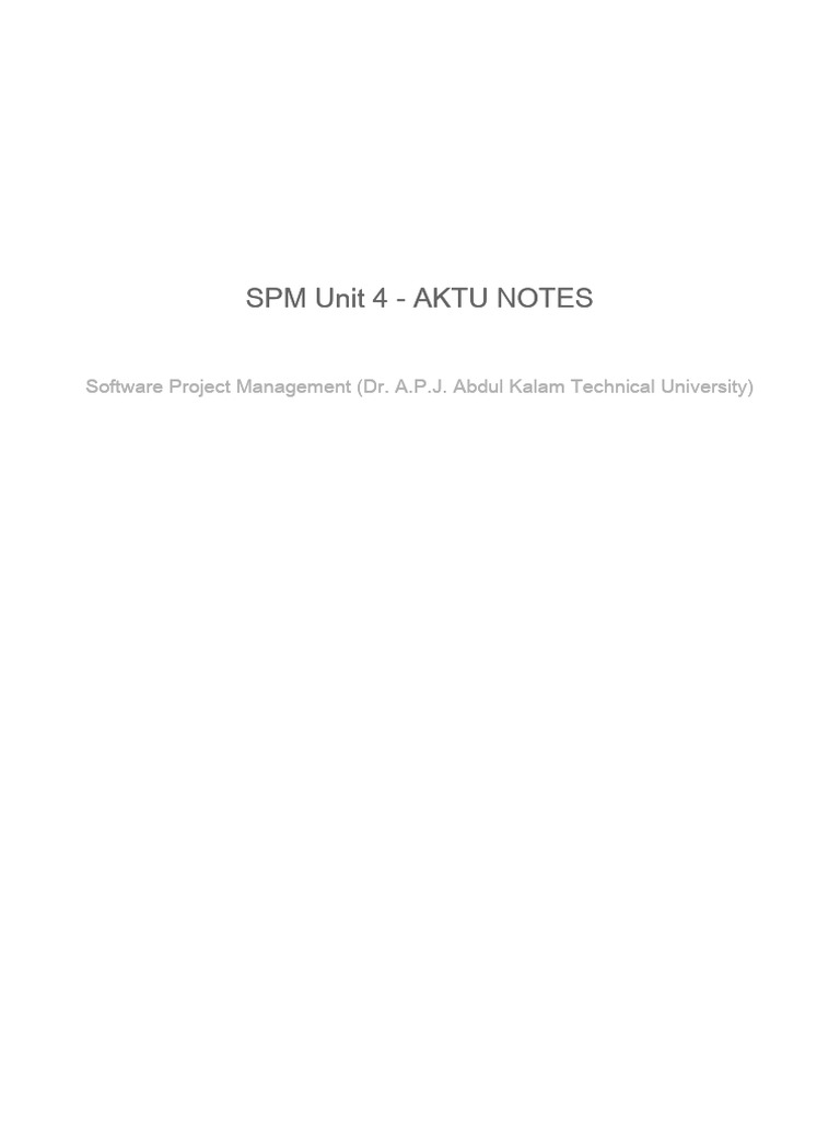 SPM Unit 4 | PDF | Business