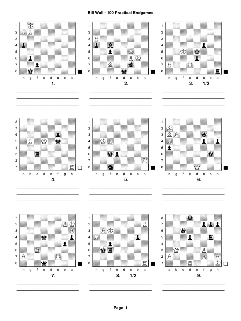 100 Practical Endgames | PDF | Technology & Engineering