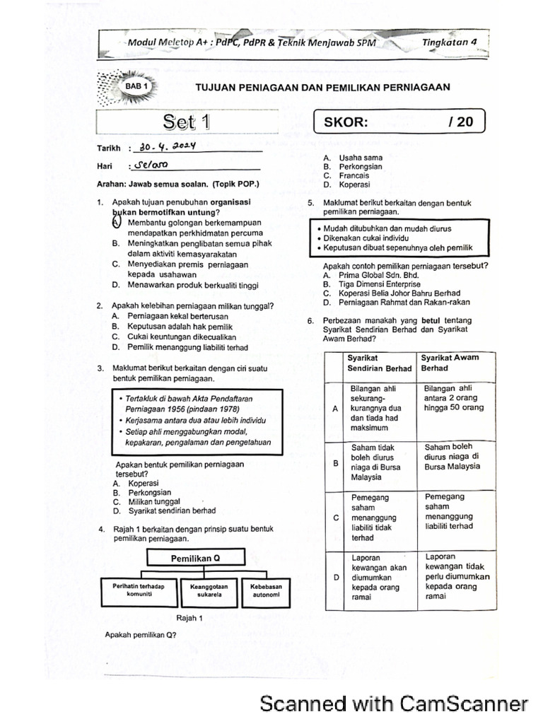 PP Bab 1-Set 1 | PDF