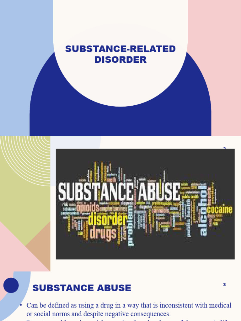 Substance Related Disorder | Download Free PDF | Alcoholism | Substance ...