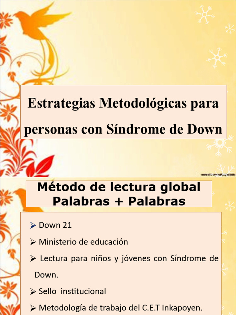 Charla Metodo Global de Lectura | PDF | Palabra | Ciencia cognitiva