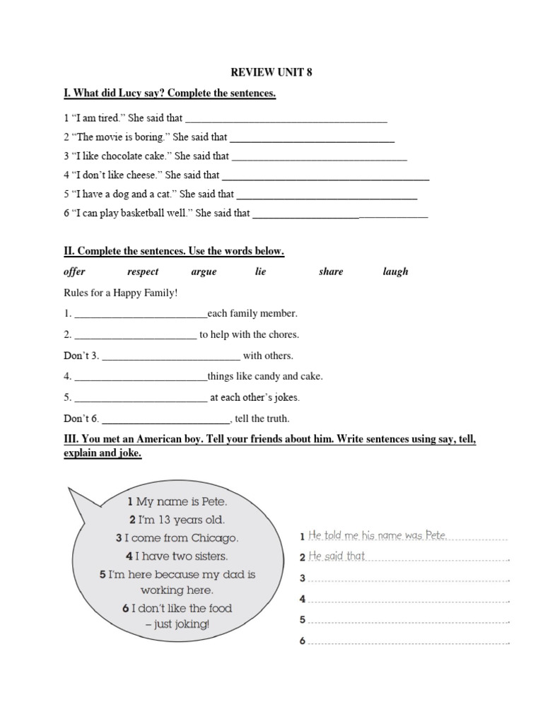 Exercise Review Grade 5 For Sas Pdf