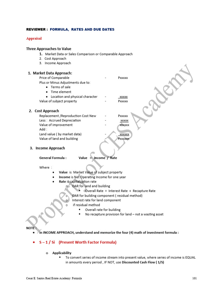 002 Formula Bookbind 18 Pages Ok | PDF | Present Value | Value Added Tax