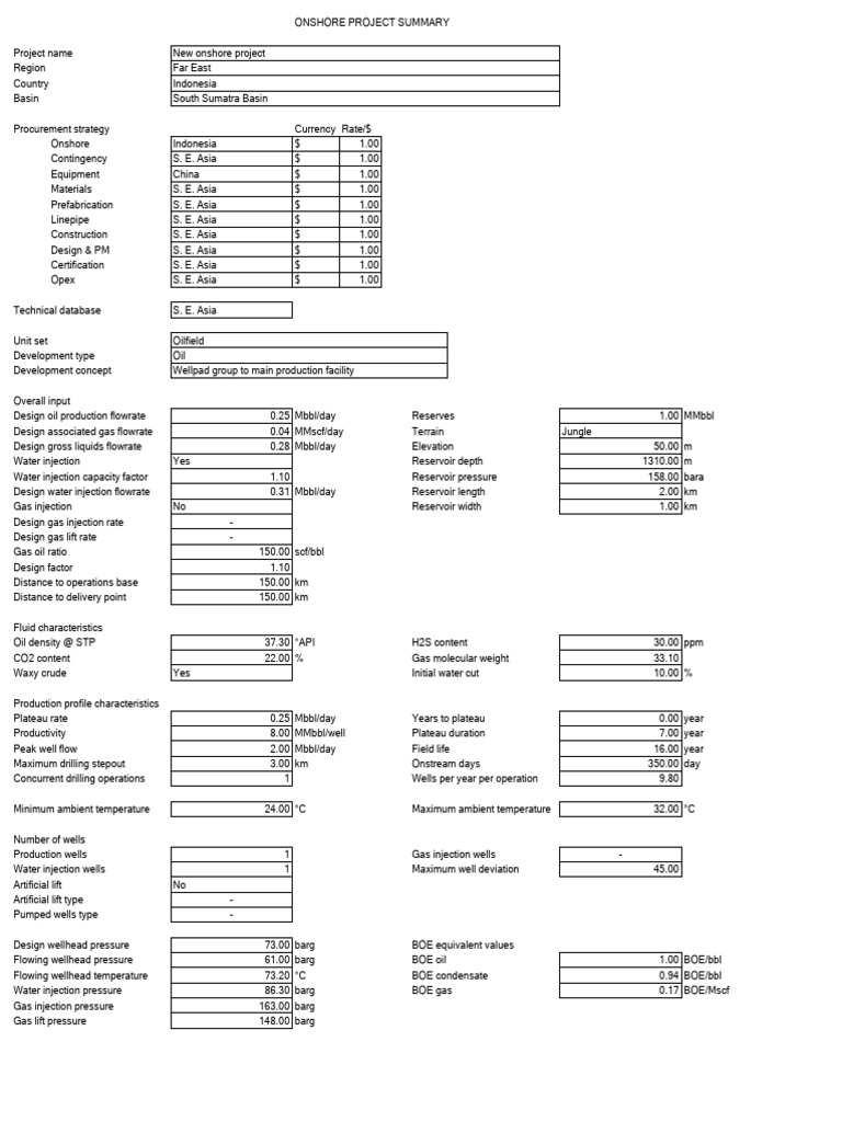 New Onshore Project | PDF | Oil Well | Casing (Borehole)
