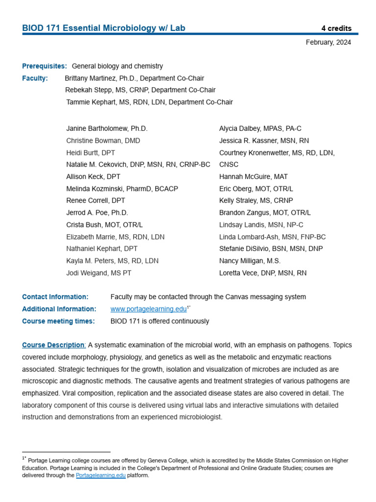 Biod 171 | PDF | Microorganism | Biology