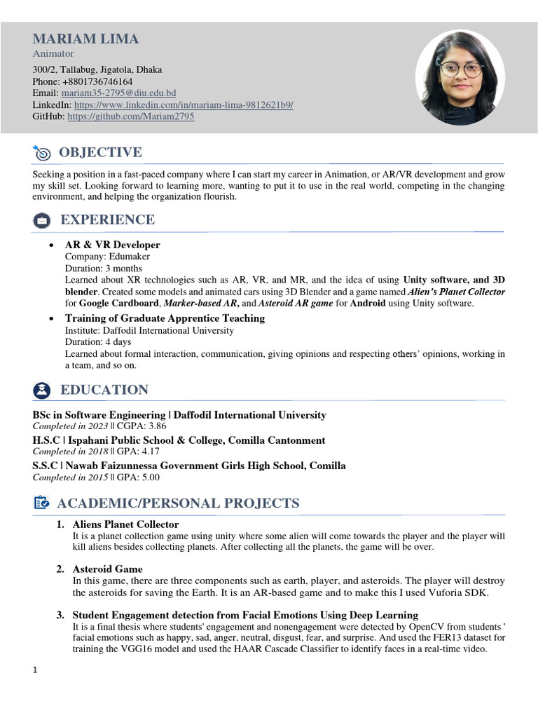 Animator CV | PDF | Computer Programming | Databases Animator CV | PDF | Computer Programming | Databases