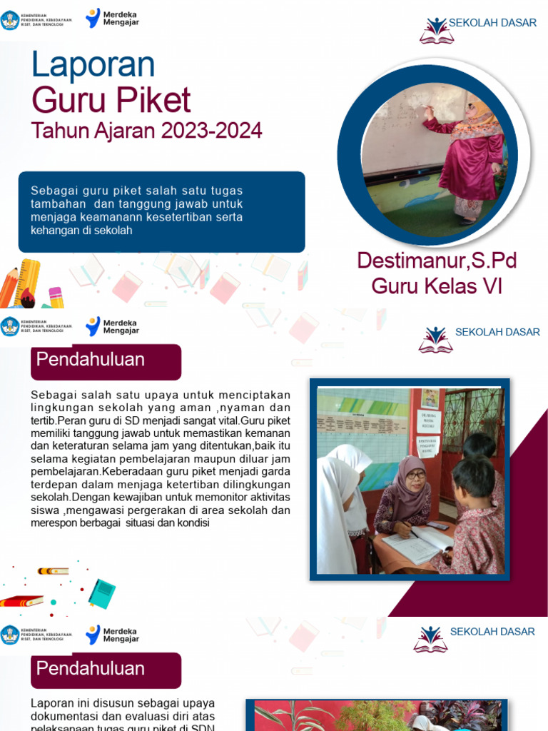 Laporan Piket Buk Des | PDF | Karier & Perkembangan | Kesehatan Holistik