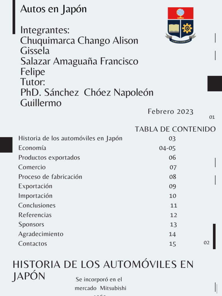 Expo Micro Final Final | PDF | Japón | Coche