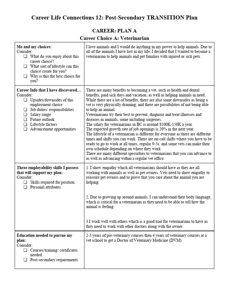 CLC 12 - Transition Plan - Updated For 2023 | PDF | Nursing | Health Care
