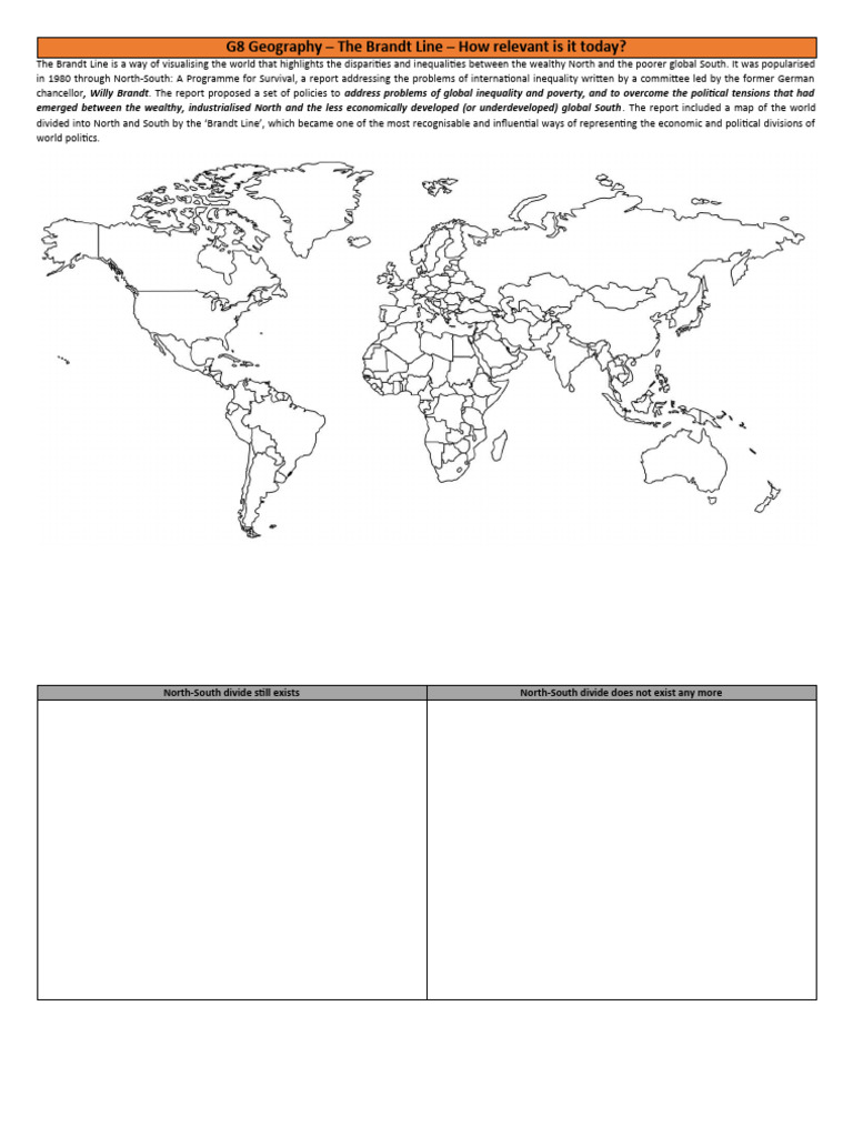 Drawing The Brandt Line 2023 | PDF
