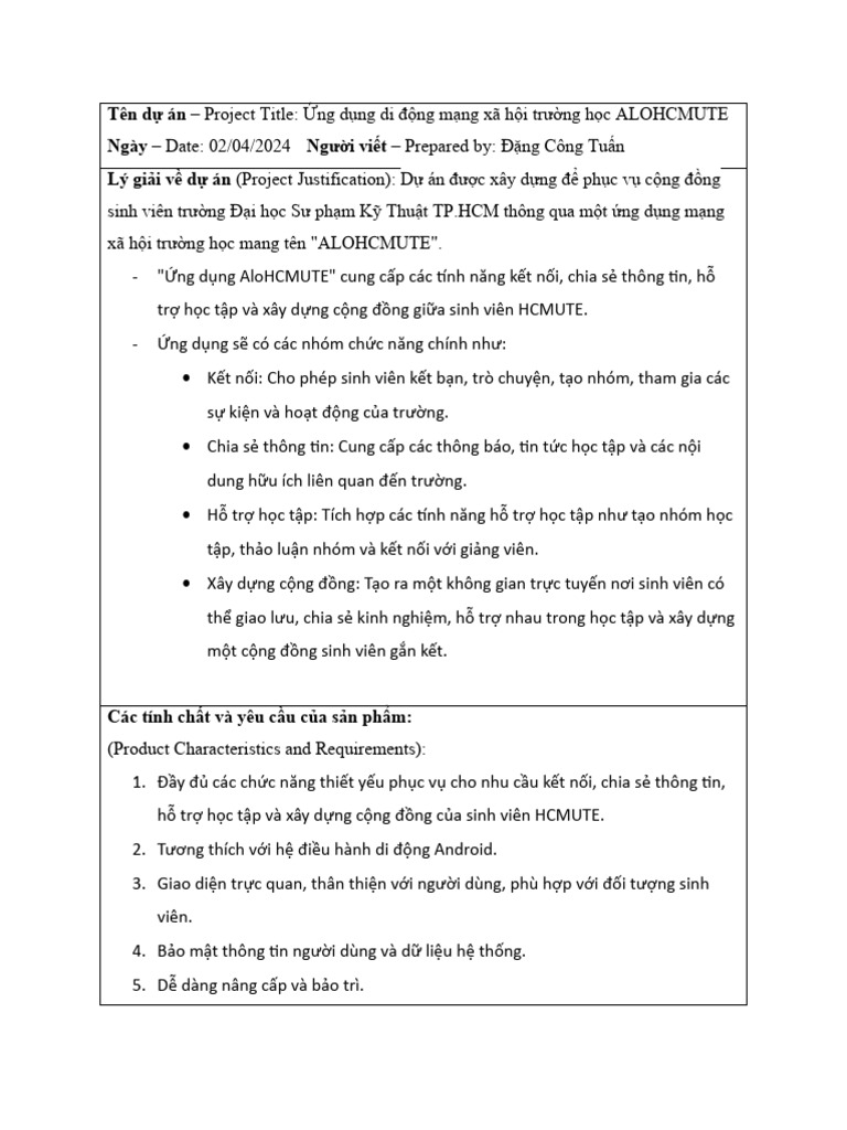Scope Statement Pdf 5384