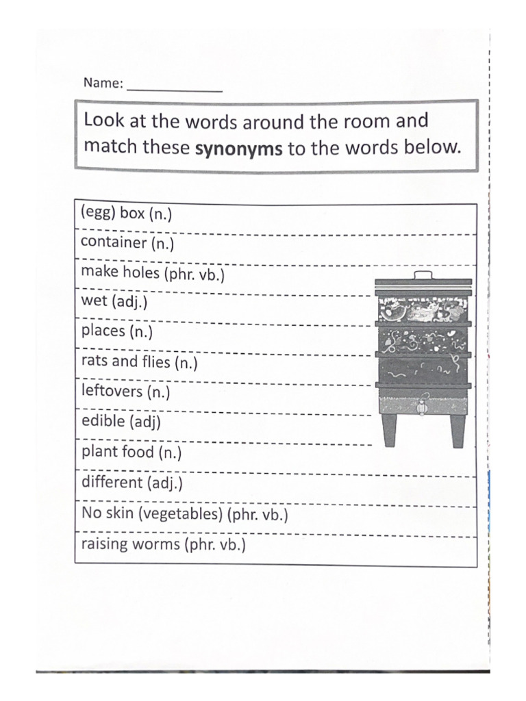 Look at The Words Around The Room and | PDF