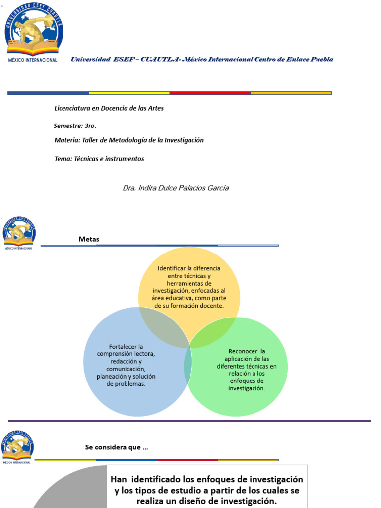 T. Met. Inv. S4 Tecnicas Instrumentos | PDF | Método científico | Metodología
