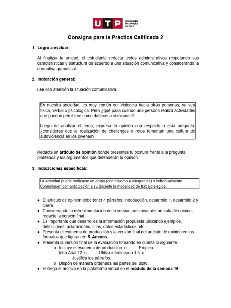 Práctica Califica 2.comprensiónyredaccióndetextos | PDF | Suicidio | Puntuación
