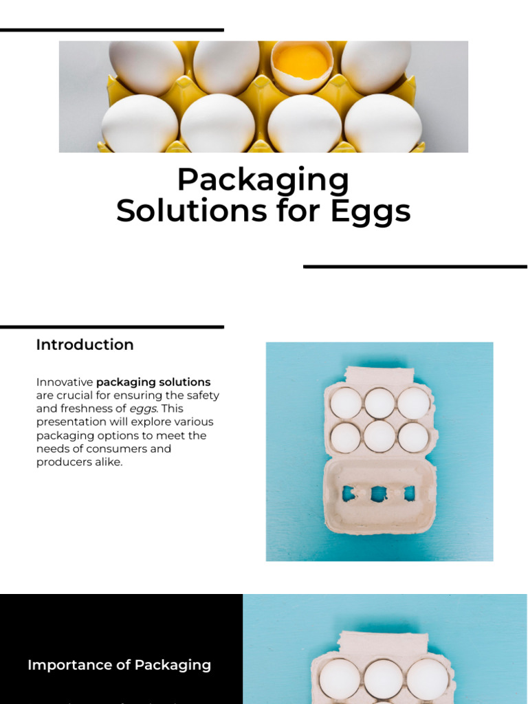 Slidesgo Packaging Solutions For Eggs 20240429065344w9YG | PDF ...