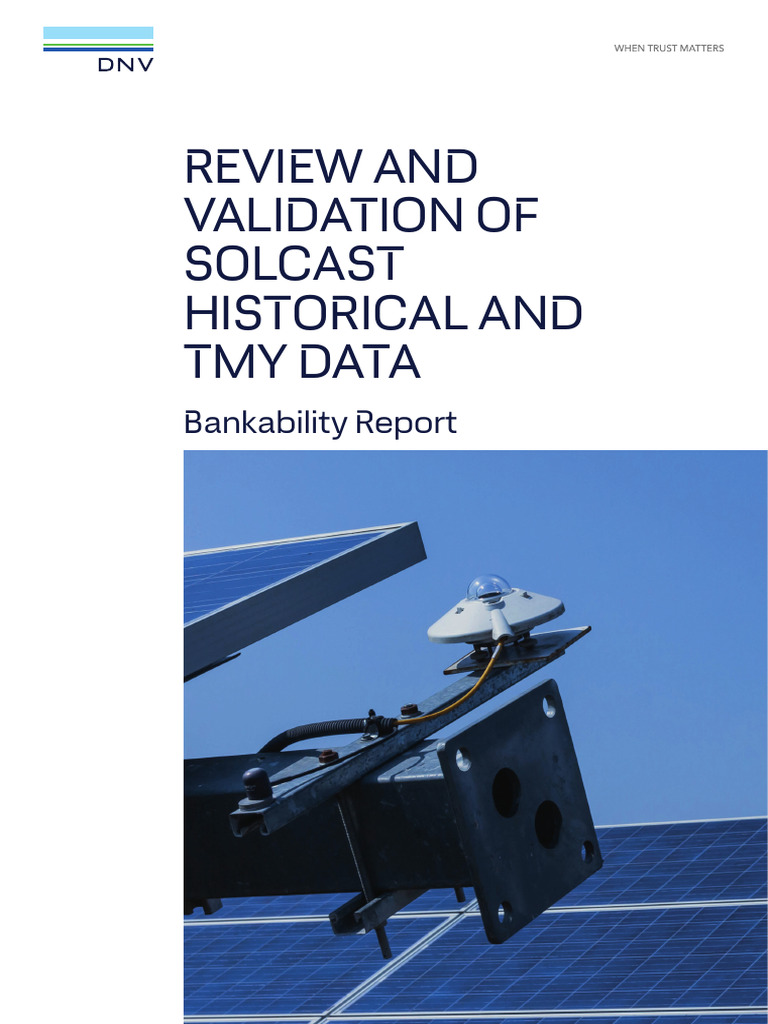Solcast Historical and TMY Data Review | PDF | Numerical Weather ...
