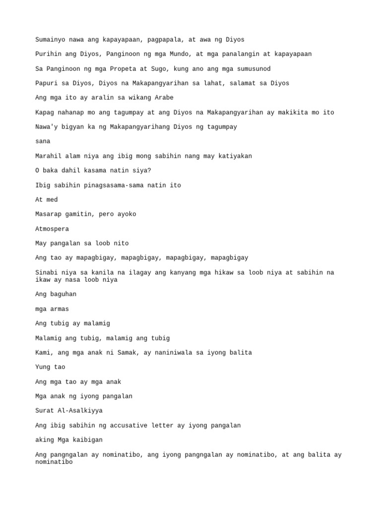 (Filipino) Madina arabic book two lesson - 01 - part - 01 دروس اللغة ...