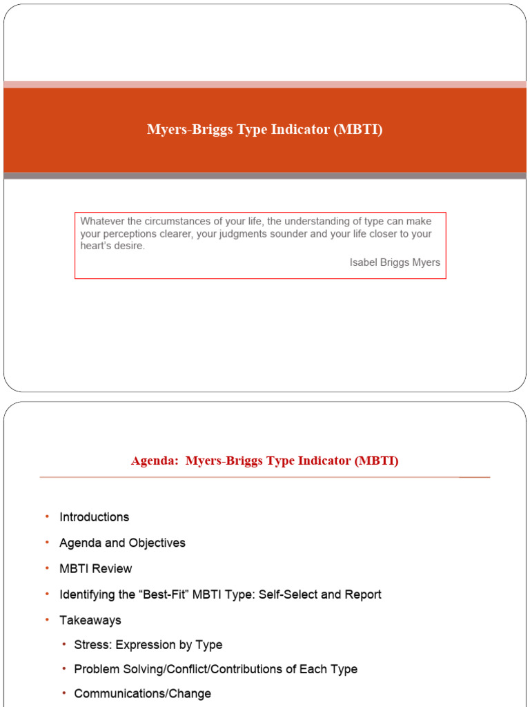 MBTI KK | PDF | Extraversion And Introversion | Thought