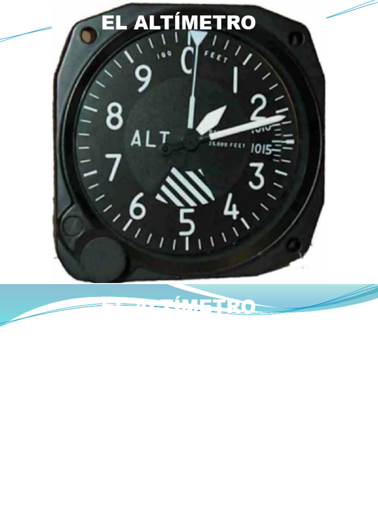 A.2 Altimetro 2020 I | PDF | Altímetro