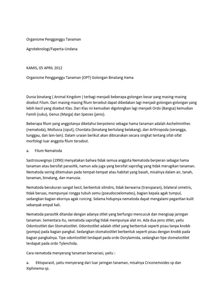 Organisme Pengg | PDF