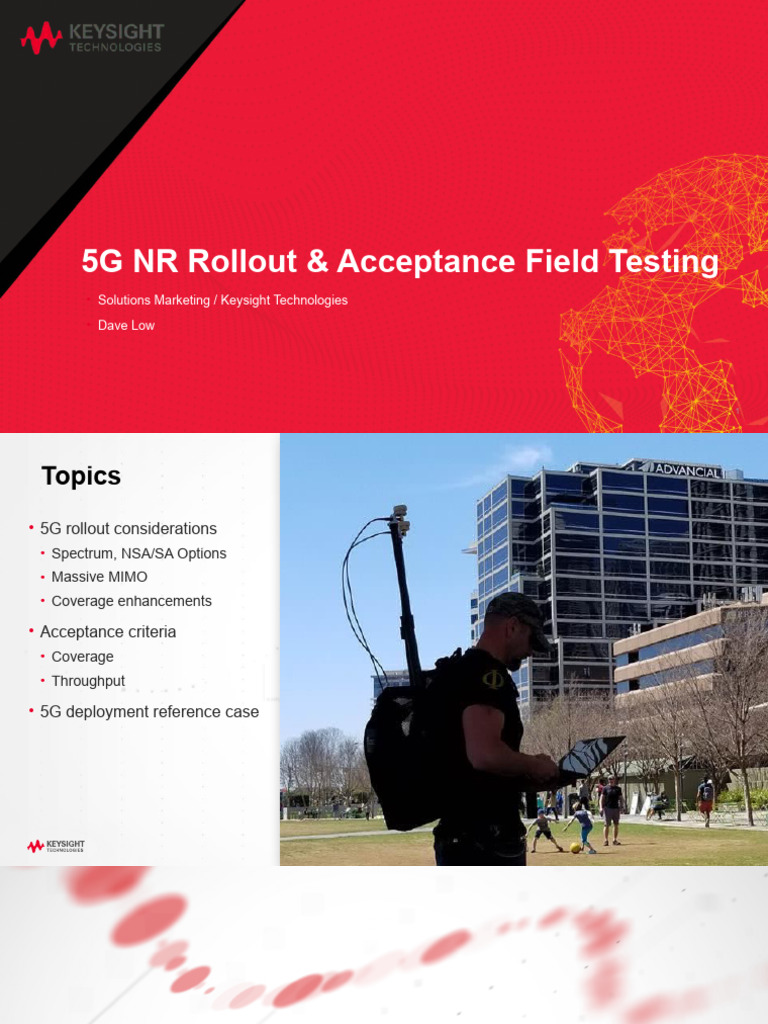 5G NR Rollout Testing & Acceptance Guide | PDF | Mimo | Cellular Network