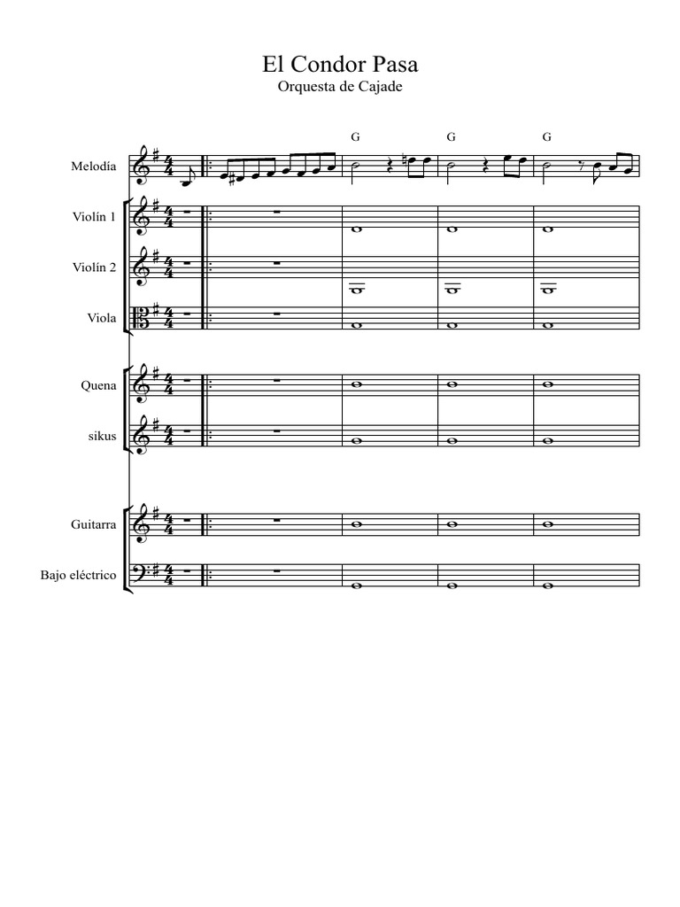 El Condor Pasa | PDF