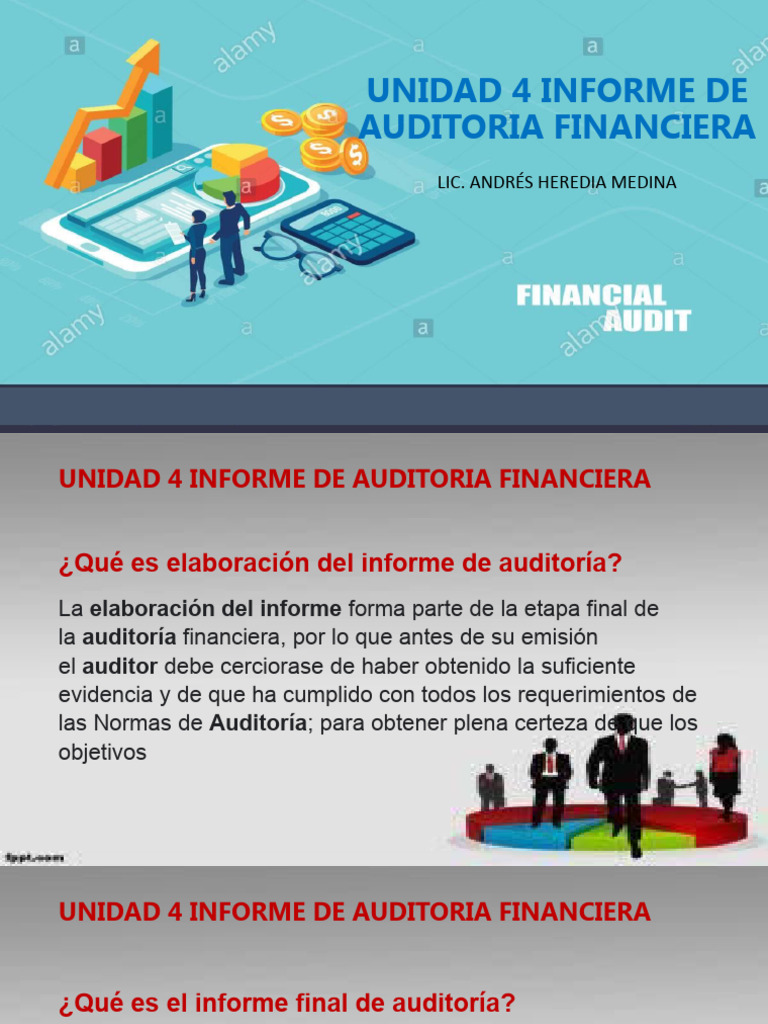 Unidad 4 Informe de Auditoria Financiera | PDF