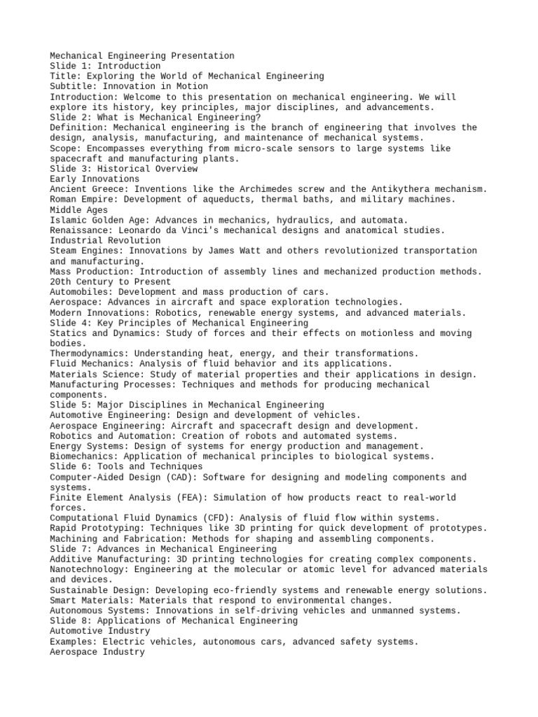 Mechanical Engineering | Download Free PDF | Engineering | Mechanical Engineering