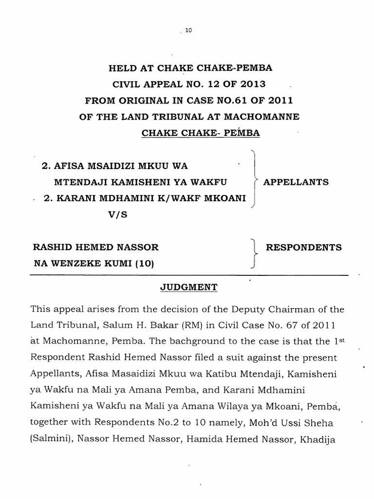 Civil Appeal Judgment on Inheritance Dispute | PDF | Power Of Attorney ...