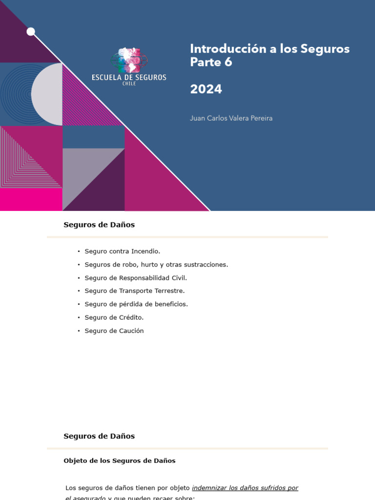 Introducción Al Seguro 2023 | PDF | Seguro | Póliza de seguros