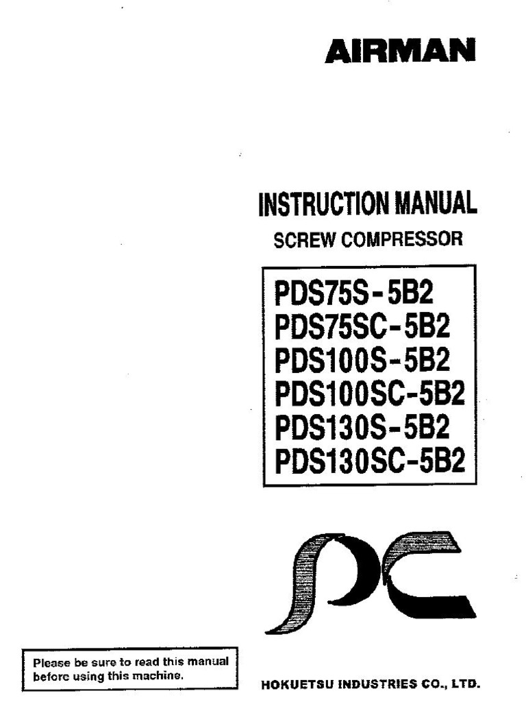 Airman Compressor | PDF