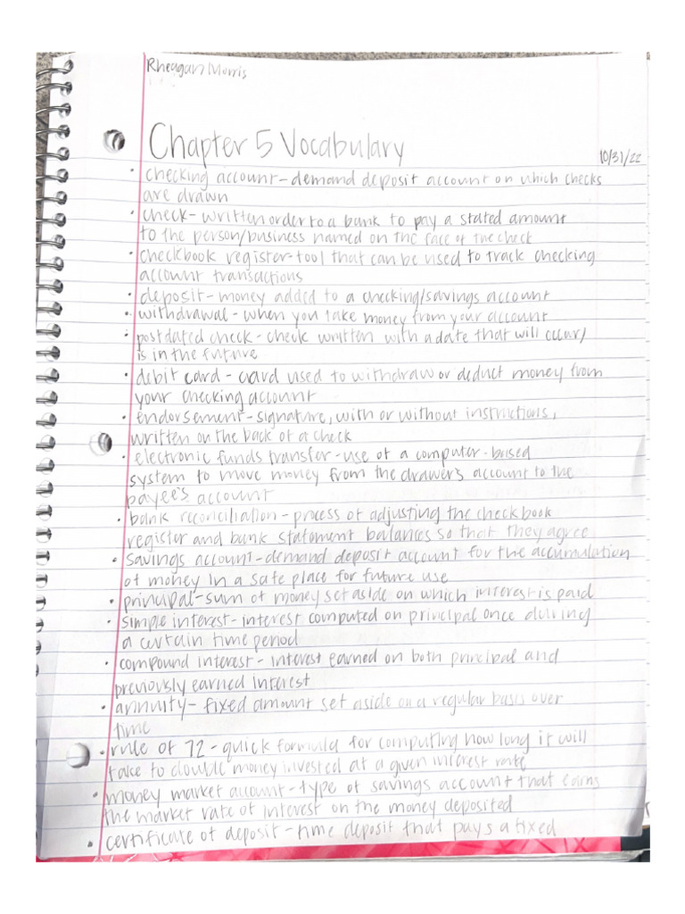 Chapter 5 Vocabulary 2 | PDF