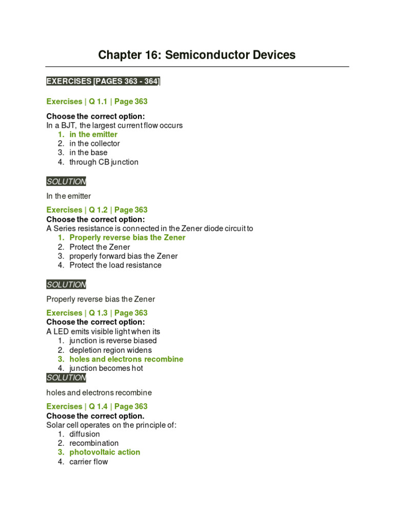 Physics Chapter 16 | PDF | Bipolar Junction Transistor | Rectifier