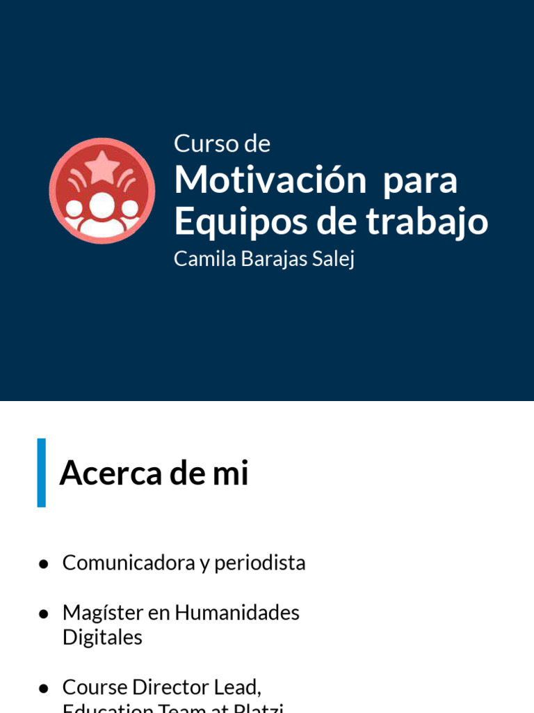 Motivacion para Equipos de Trabajo - Compressed | PDF | Liderazgo | Motivación