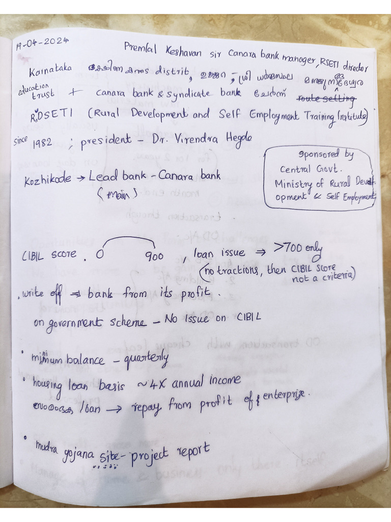My Class Notes 19,20-04-2024 | PDF