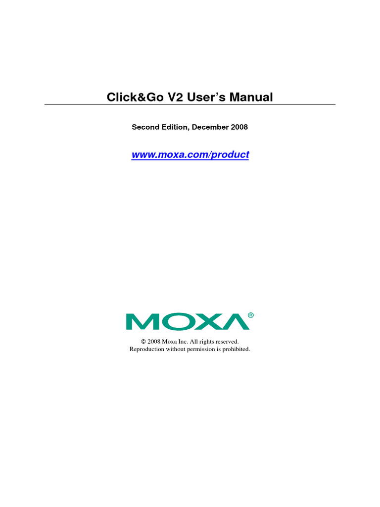 Click&Go V2 Users Manual v2 | PDF | Input/Output | Installation ...