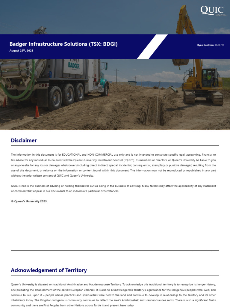 2023 08 21 BDGI Pitch Ryan Goelman | PDF | Hedge Fund | Valuation (Finance)