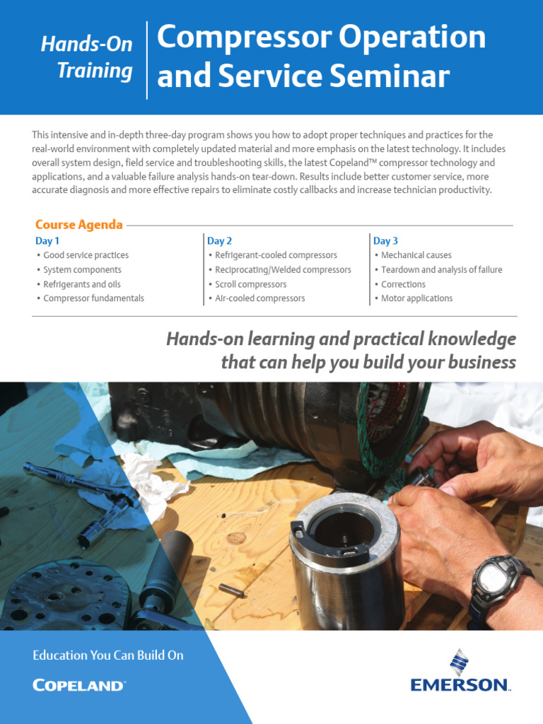 Compressor Operation Service Seminar Coss en Us 5142876 | PDF | Troubleshooting | Air Conditioning