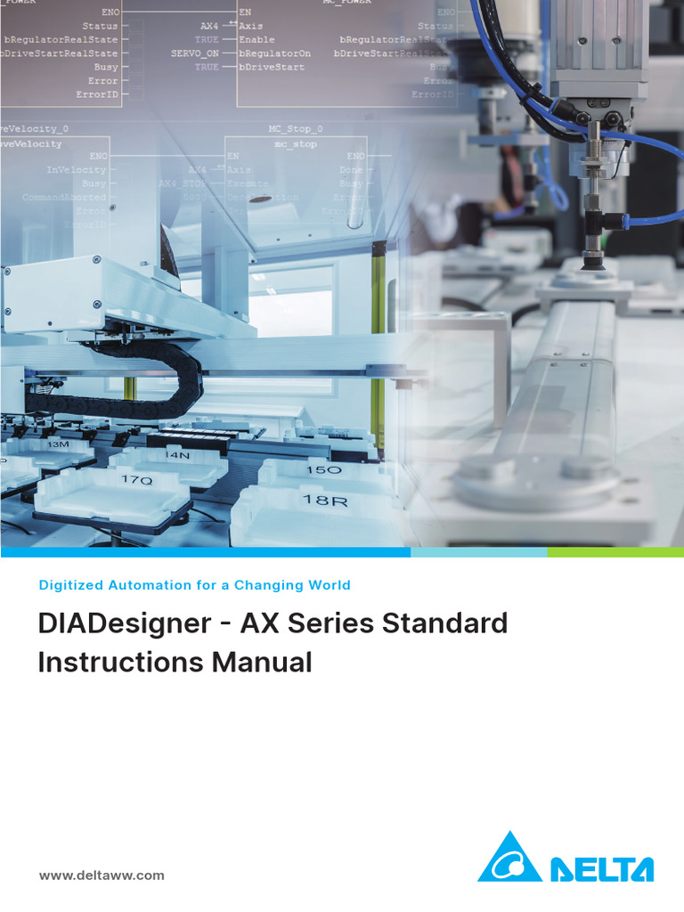 DELTA IA-OSW AX Series Standard Instructions Manual-V1.6.0 ENG 20240329 | PDF | Pointer ...