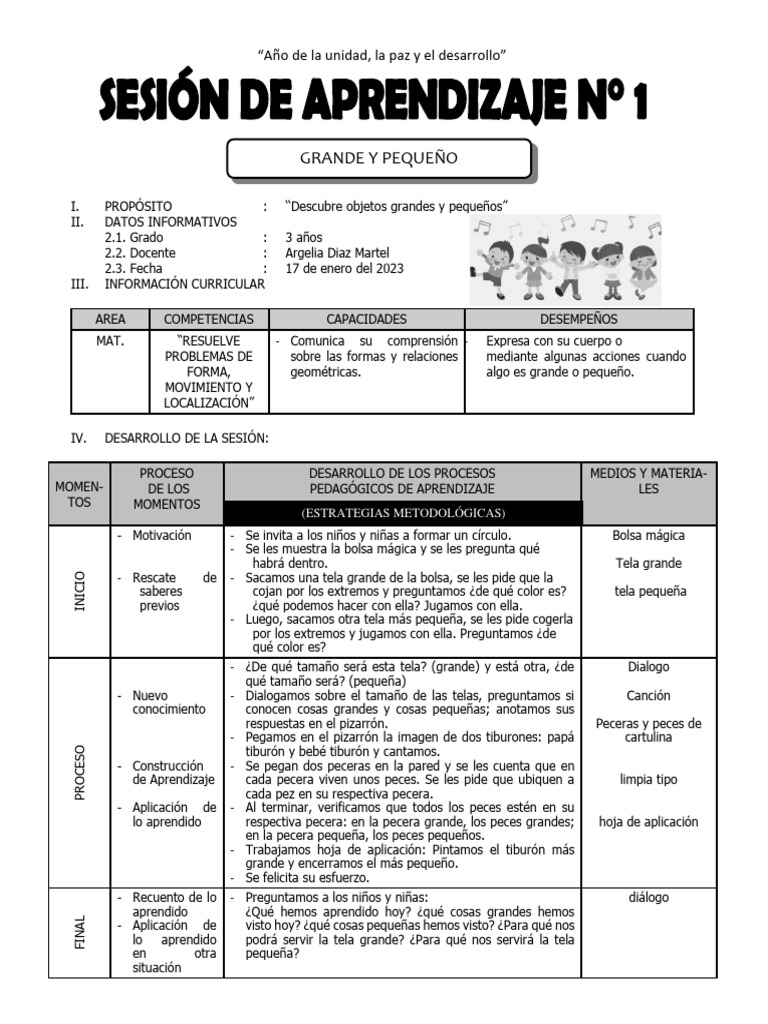 Sesión de Aprendizaje - Clase Modelo | PDF | Ciencia cognitiva | Modificación de comportamiento