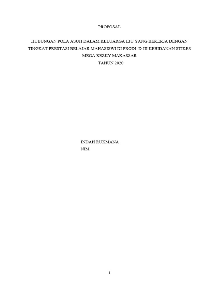 9.draf Proposal Penelitian | PDF