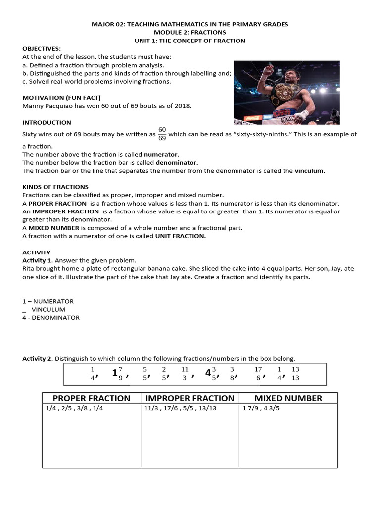 MODULE 2 UNIT 1. New | PDF | Algebra | Mathematical Concepts