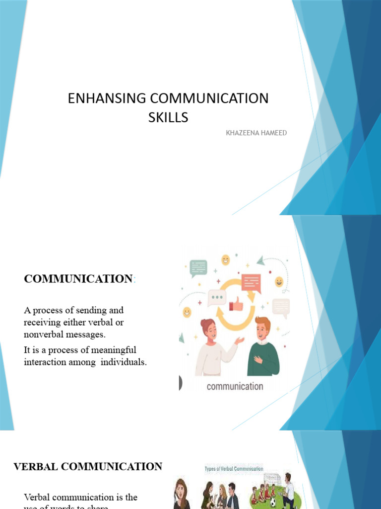 Enhance Communication Skills Effectively | PDF | Communication ...